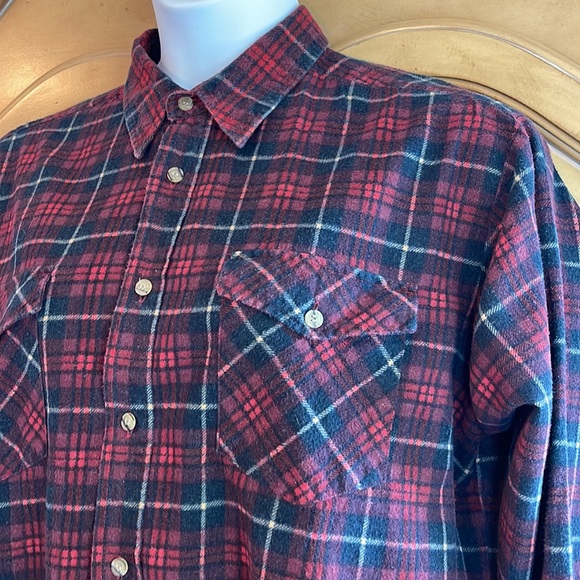 Haband | Shirts | Vintage Haband Jack Frost Flannel Shirt | Poshmark